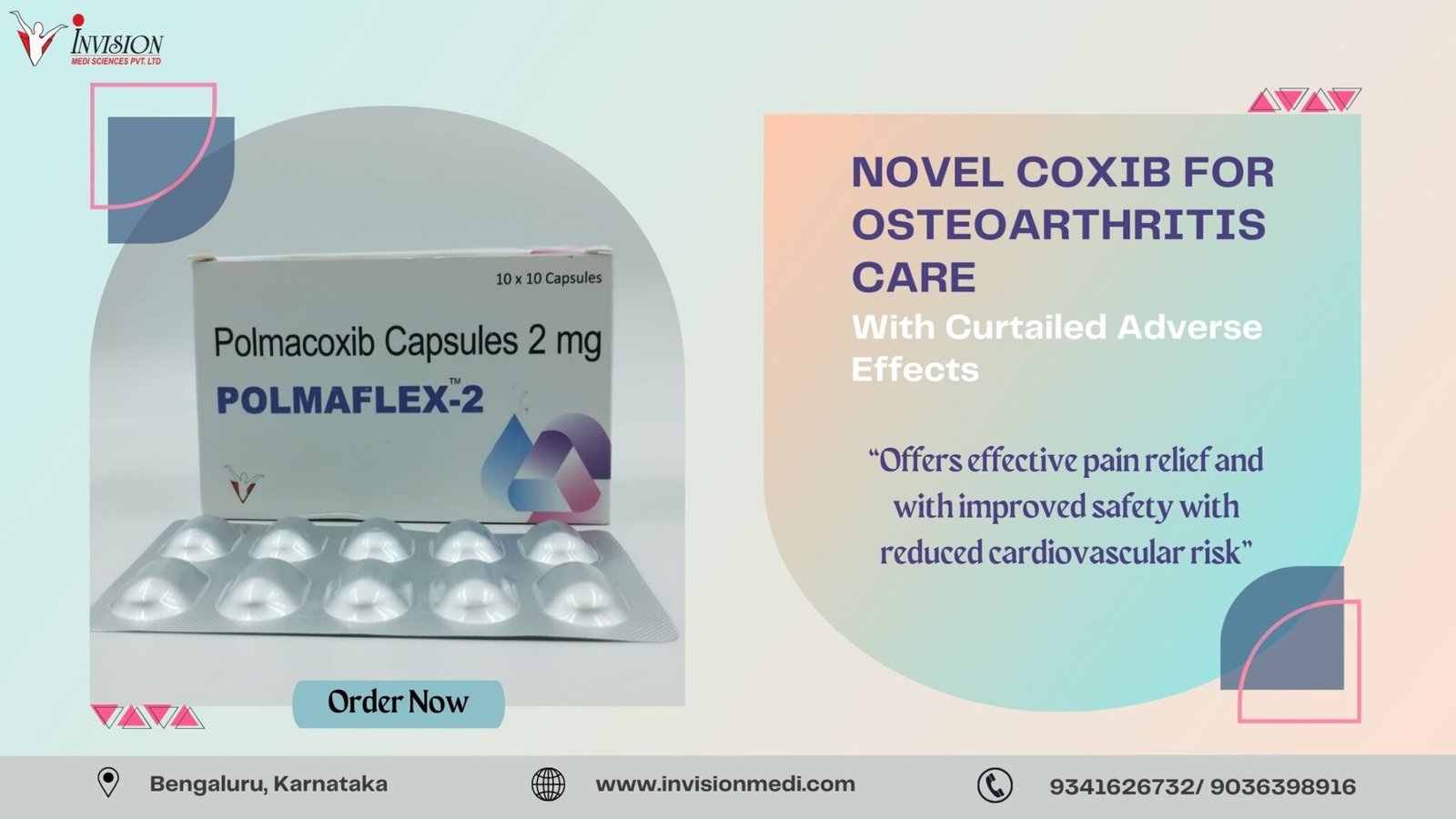 POLMAFLEX-2 – Polmacoxib 2 Mg Capsules - Invision Medi Science