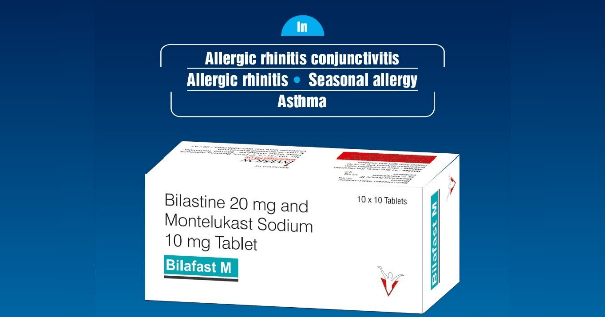 Bilafast-M Tablet: Bilastine 20 Mg And Montelukast Sodium 10 Mg