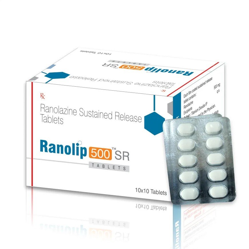 RANOLIP 500 SR Tablets Invision Medi Science ranolip-500-sr-tablets-invision-medi-science