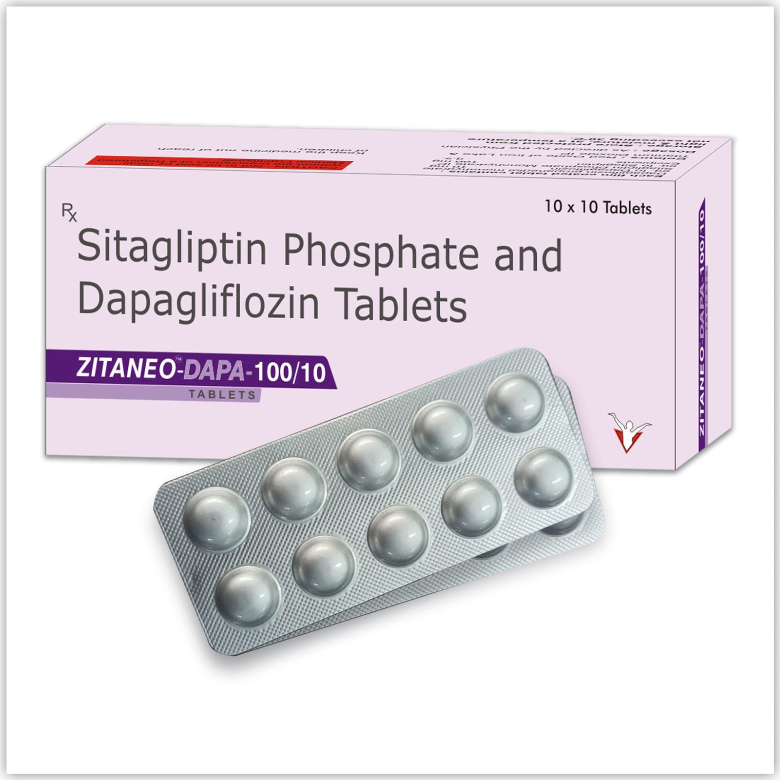 ZITANEO-DAPA-100/10 Tablets - Invision Medi Science